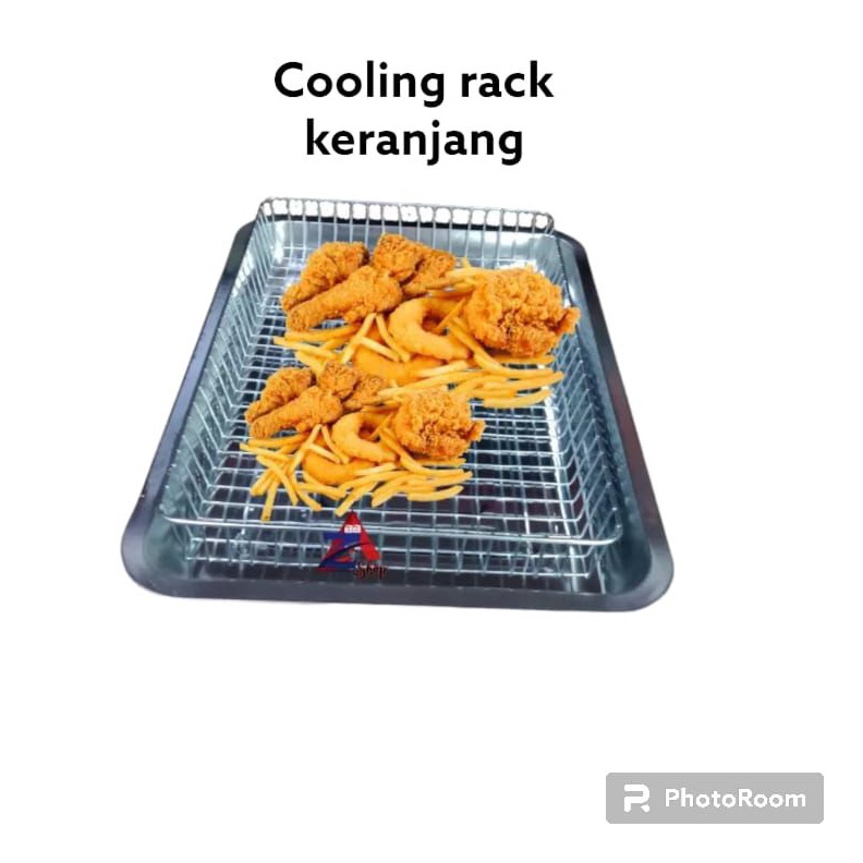 Jual MURAH cooling rack keranjang peniris makanan dan gorengan | Shopee ...