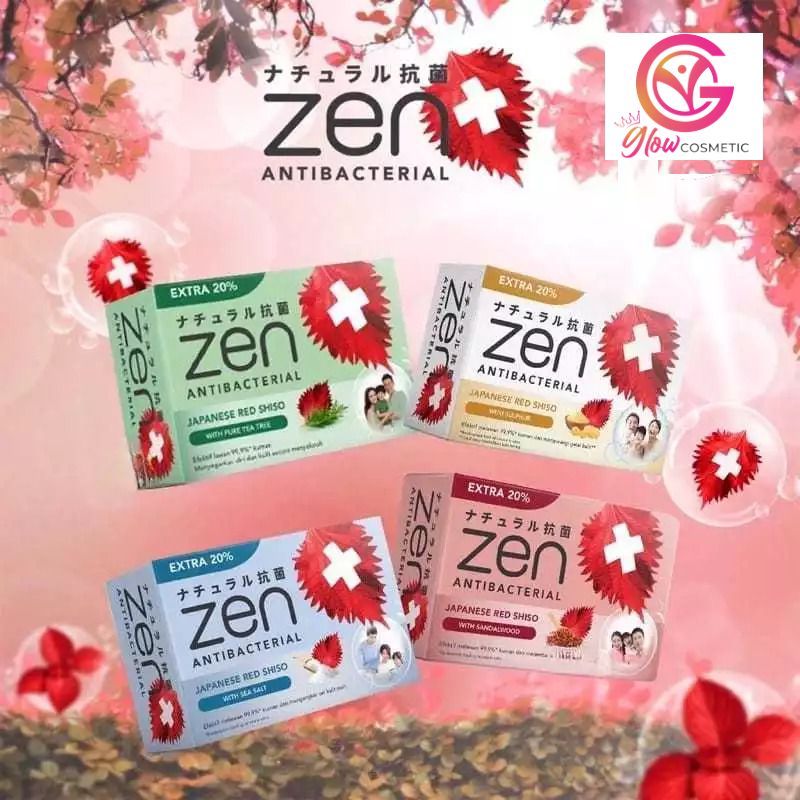Jual ZEN ANTIBACTERIAL JAPANESE RED SHISO SABUN BATANG (70G) | Shopee ...