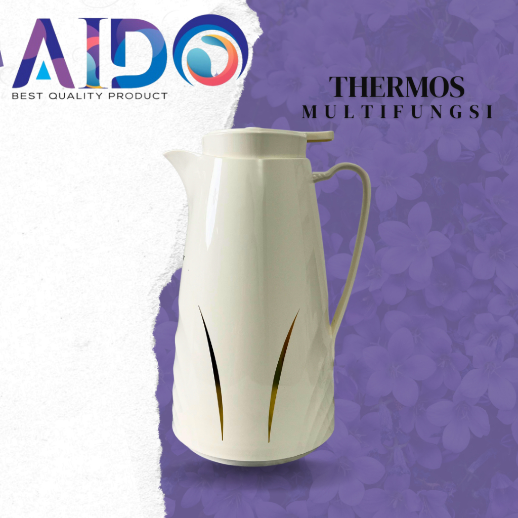 Jual AIDO Termos Air Panas Dingin Kaca Elegan Termos Jug Water Jumbo ...