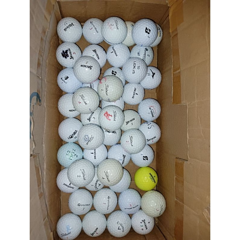 Jual BOLA GOLF SECOND/BEKAS MERK MIX (58pcs) | Shopee Indonesia