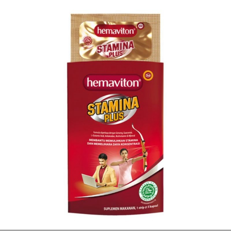 Jual Hemaviton Stamina Plus Multivitamin Strip (Isi 5 Kapsul) | Shopee ...