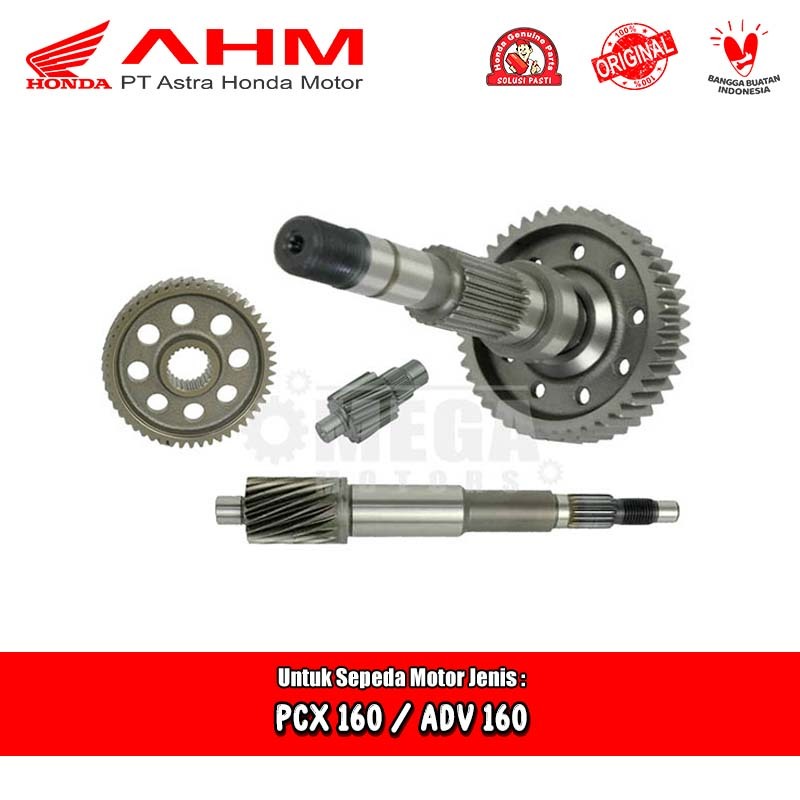 Jual Gear Rasio Mesin Gardan Set Komplit Honda PCX ADV 160 Original AHM ...