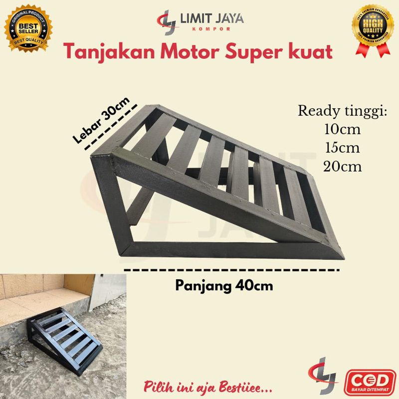 Jual Tanjakan motor besi (Siku 3,5cm x 3,5cm) Super Kuat istimewa ...