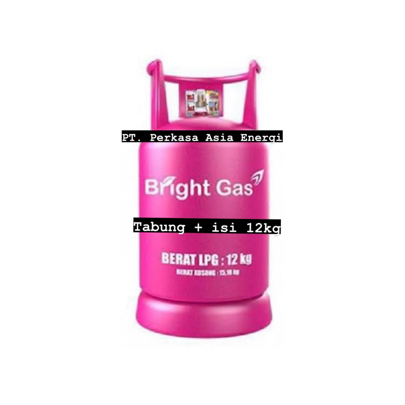 Jual Gas pink 12kg tabung + isi bright gas | Shopee Indonesia