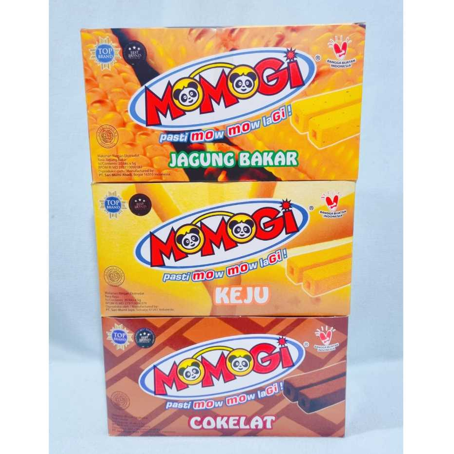 Jual Momogi Jagung Bakar / Keju / Coklat (1 Box isi 20 Pcs) | Shopee Indonesia
