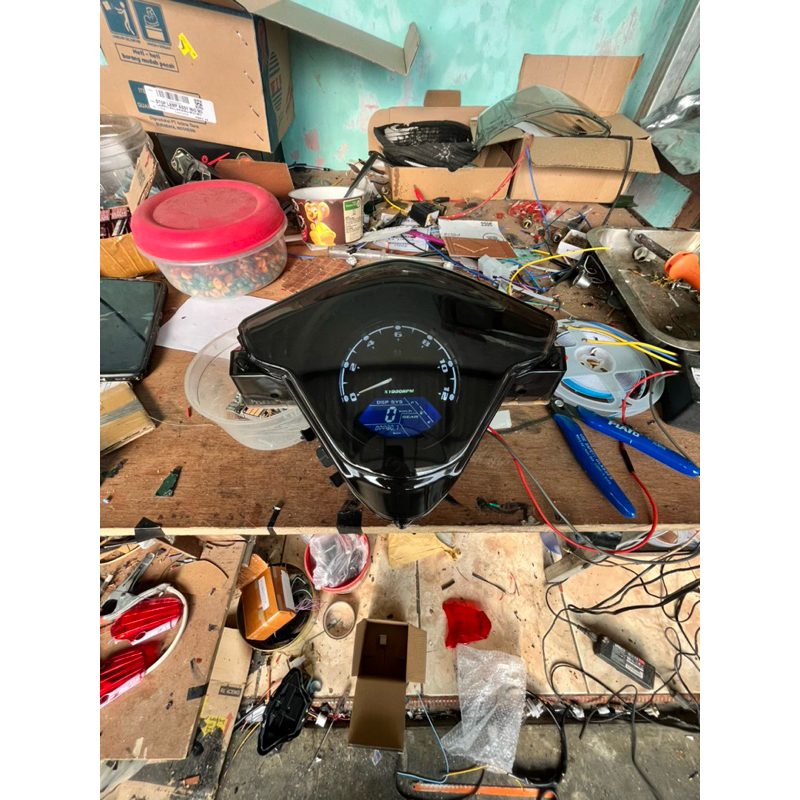 Jual speeedometer honda beat karbu custom digital | Shopee Indonesia