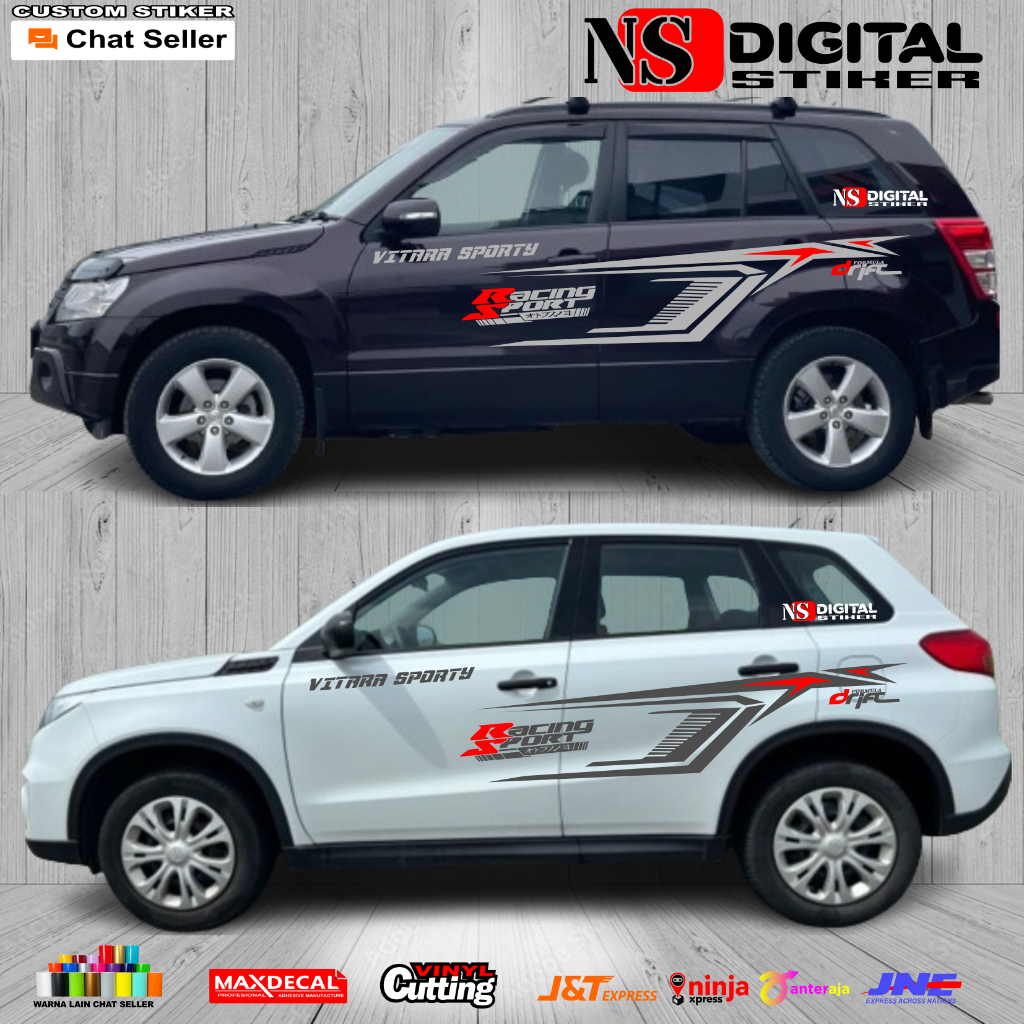 Jual Stiker mobil suzuki vitara sticker cutting mobil suzuki vitara ...
