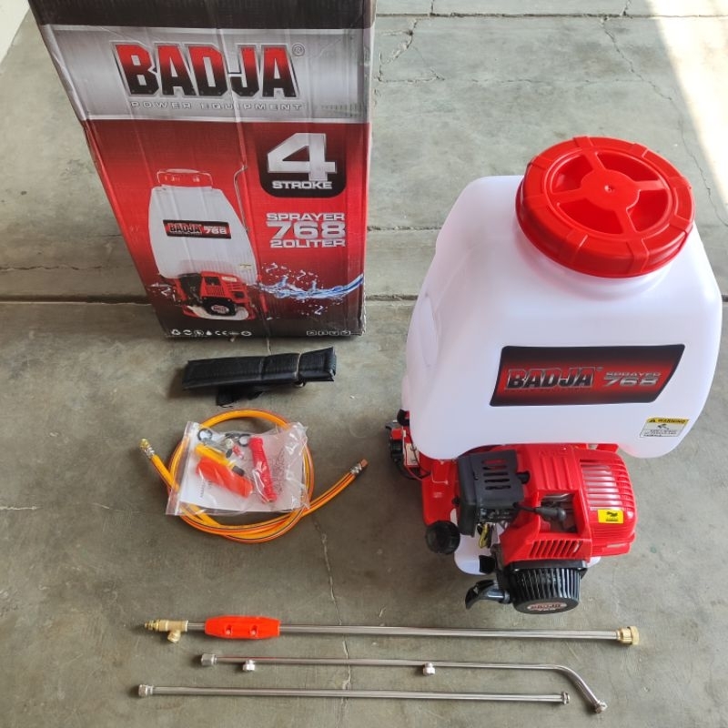 Jual Mesin Knapsack Power Sprayer Semprot Obat Hama 4T 4 Tak 20 Liter Badja 768 | Shopee Indonesia