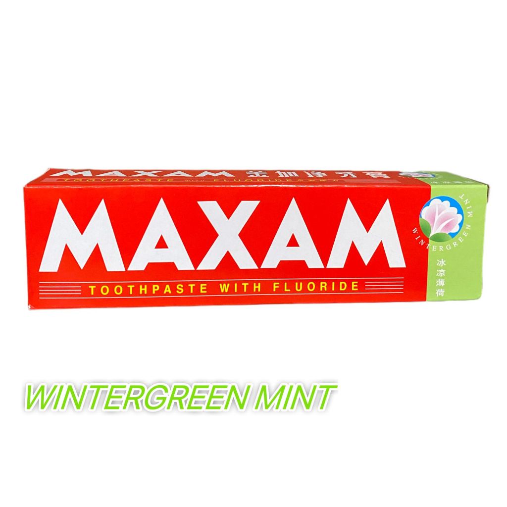 Jual Maxam Toothpaste With Fluoride WINTERGREEN MINT & SPEARMINT 145GR ...