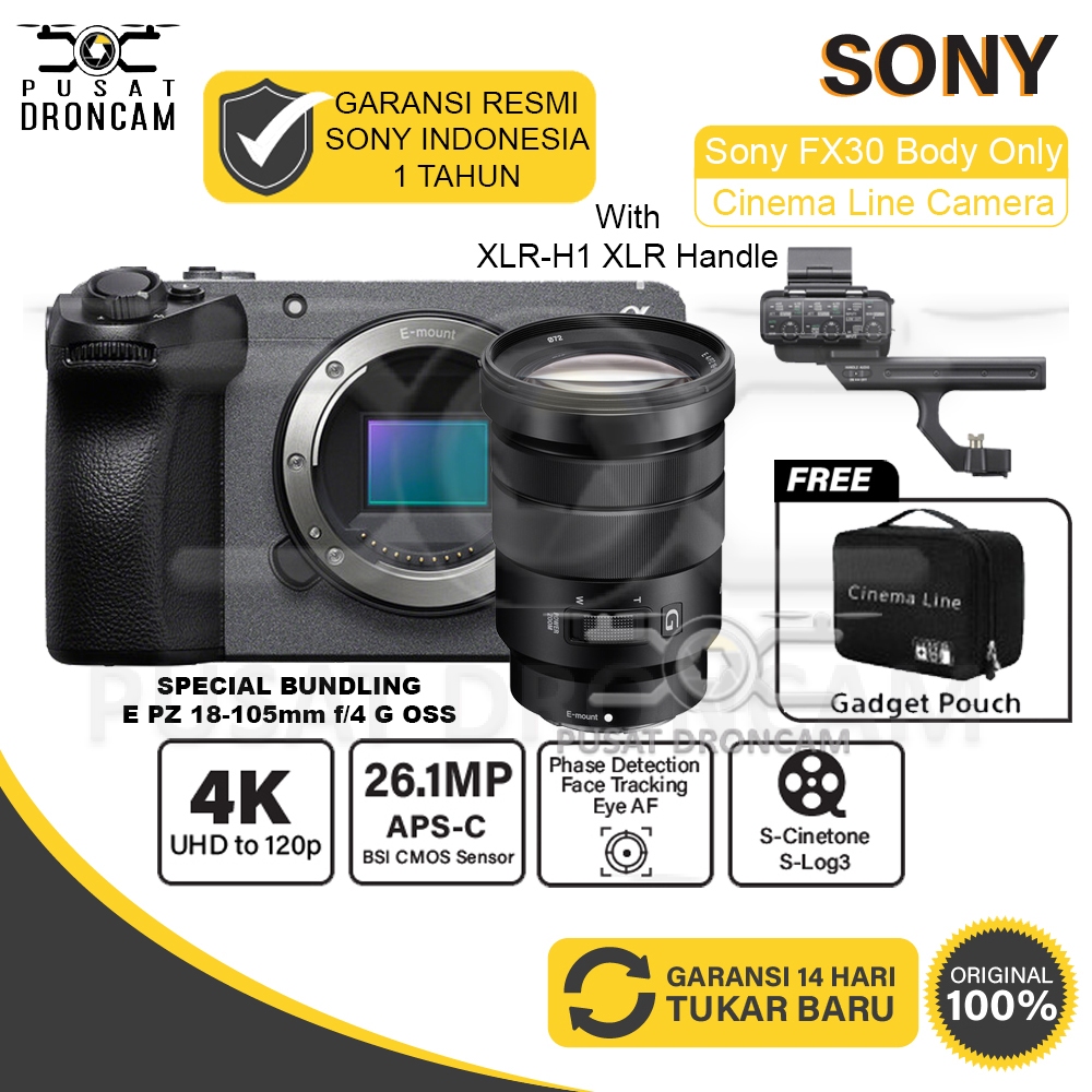 Jual Sony FX30 Body Only Compact Cinema Line Camera FX-30 | Shopee ...
