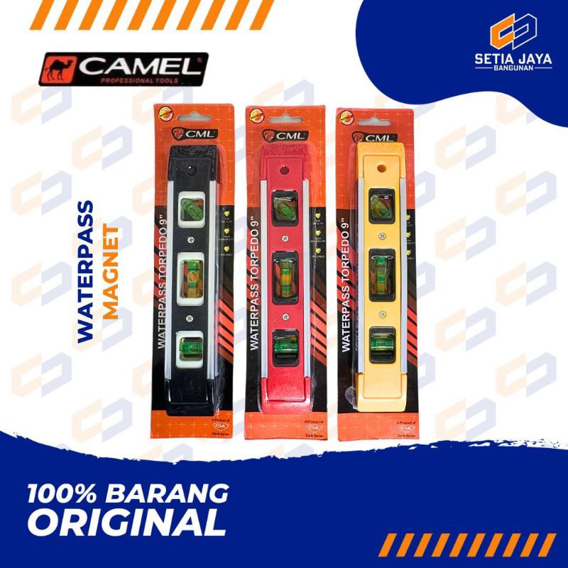 Jual Waterpass / Water pass Magnet Torpedo Camel Alumunium 9 Inch | Shopee Indonesia
