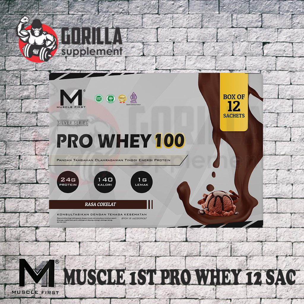 Jual Muscle First Pro Whey 100 Box Series isi 12 Sachet M1 Musclefirst ...