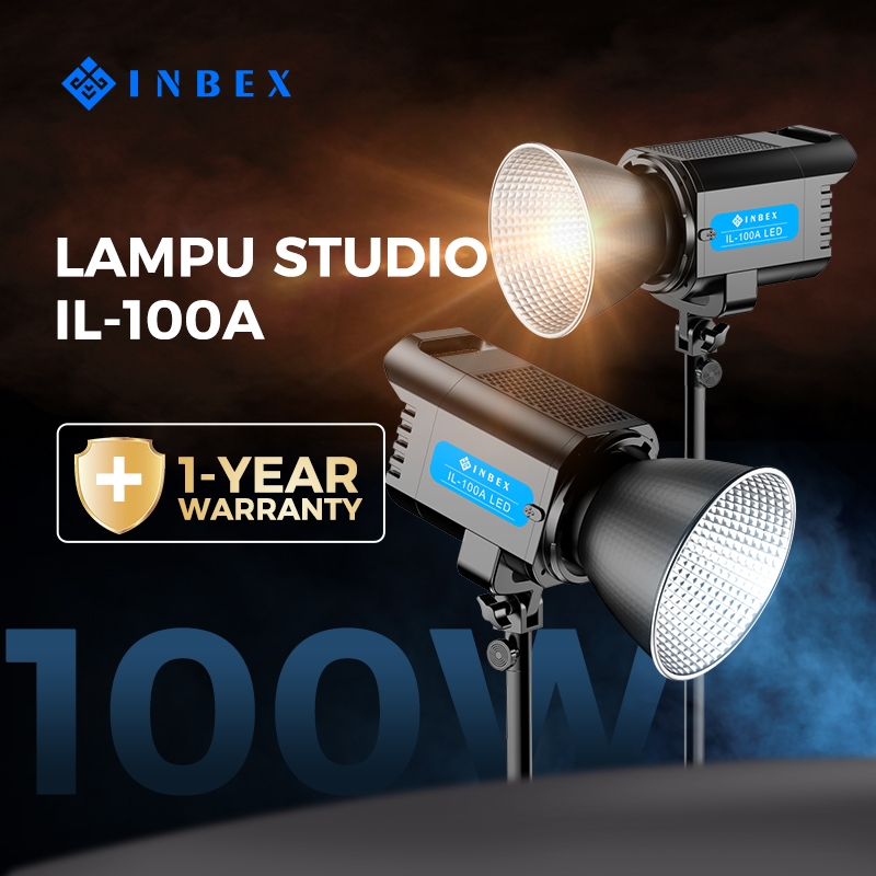 Jual INBEX IL-100A LED Lampu Studio softbox lighting CRI 95 Photography ...