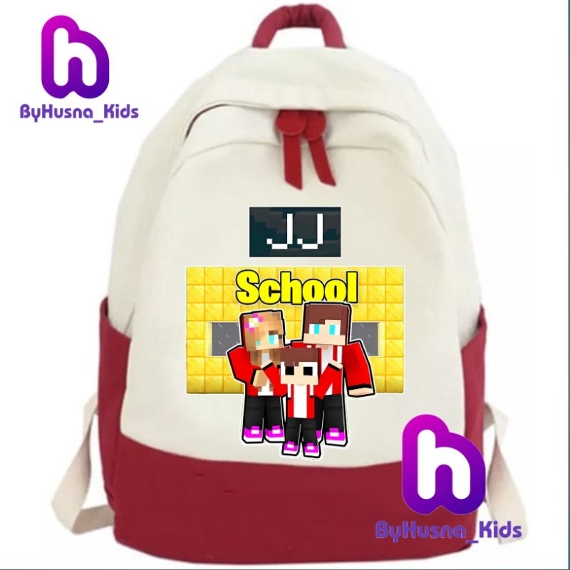 Jual TAS RANSEL ANAK JJ & MIKEY MAIZEN MINECRAFT Minecraft Minecraf Minicraft Mine Craft Anak ...
