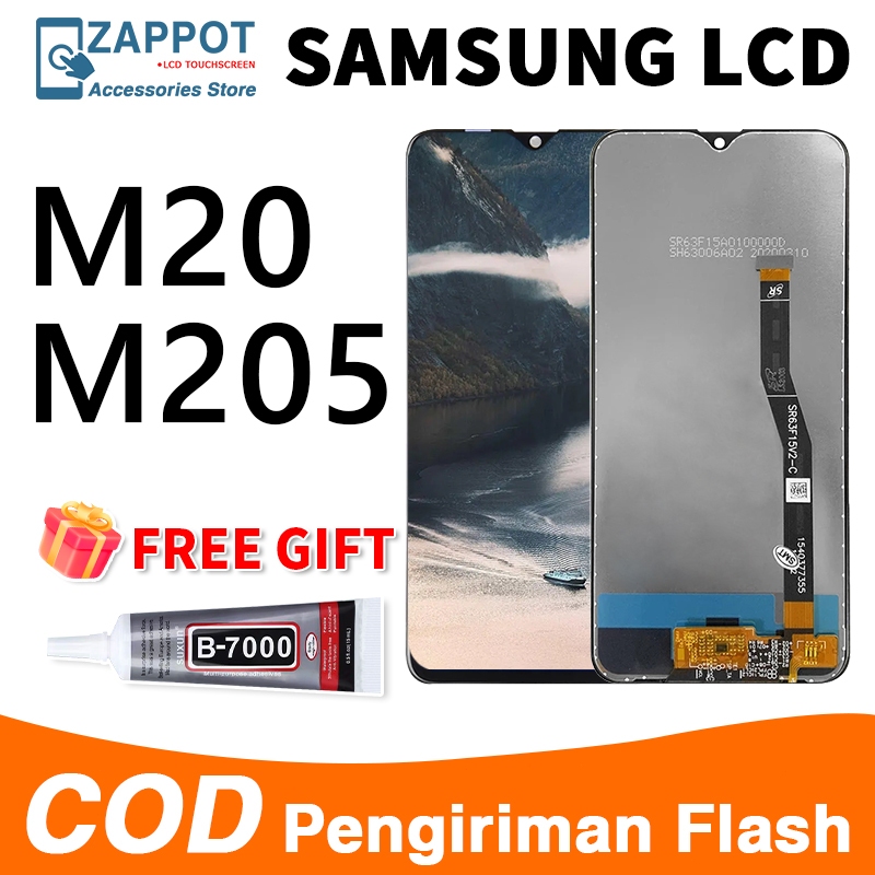 Jual 【ORI 】LCD Samsung M20 M205 original Fullset COMPLETE Touchscreen ...