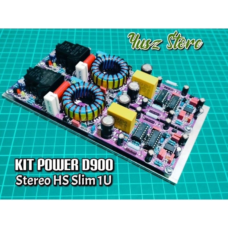 Jual Kit Class D D900 Stereo Slim 1U Class D 900 Power Amplifier ...