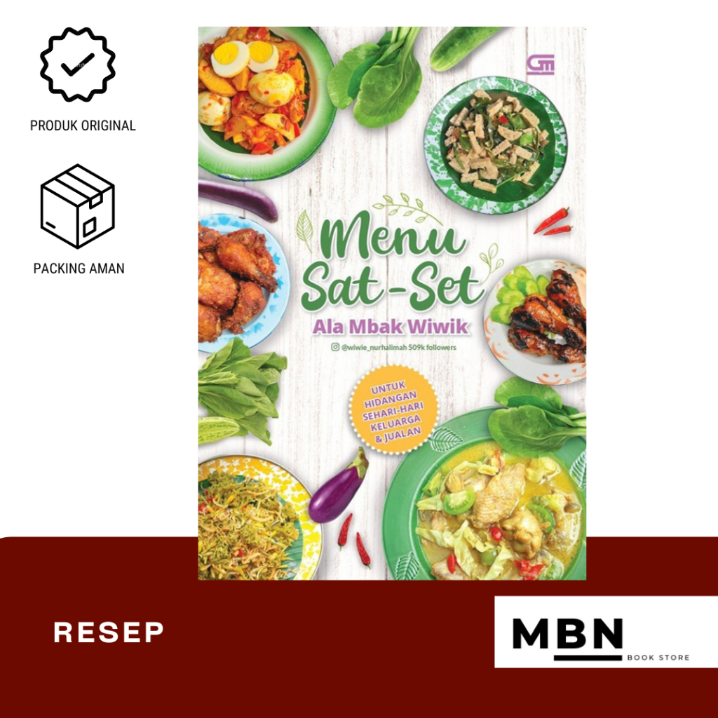 Jual MENU SAT-SET ALA MBAK WIWIEK UNTUK HIDANGAN SEHARI-HARI KELUARGA ...