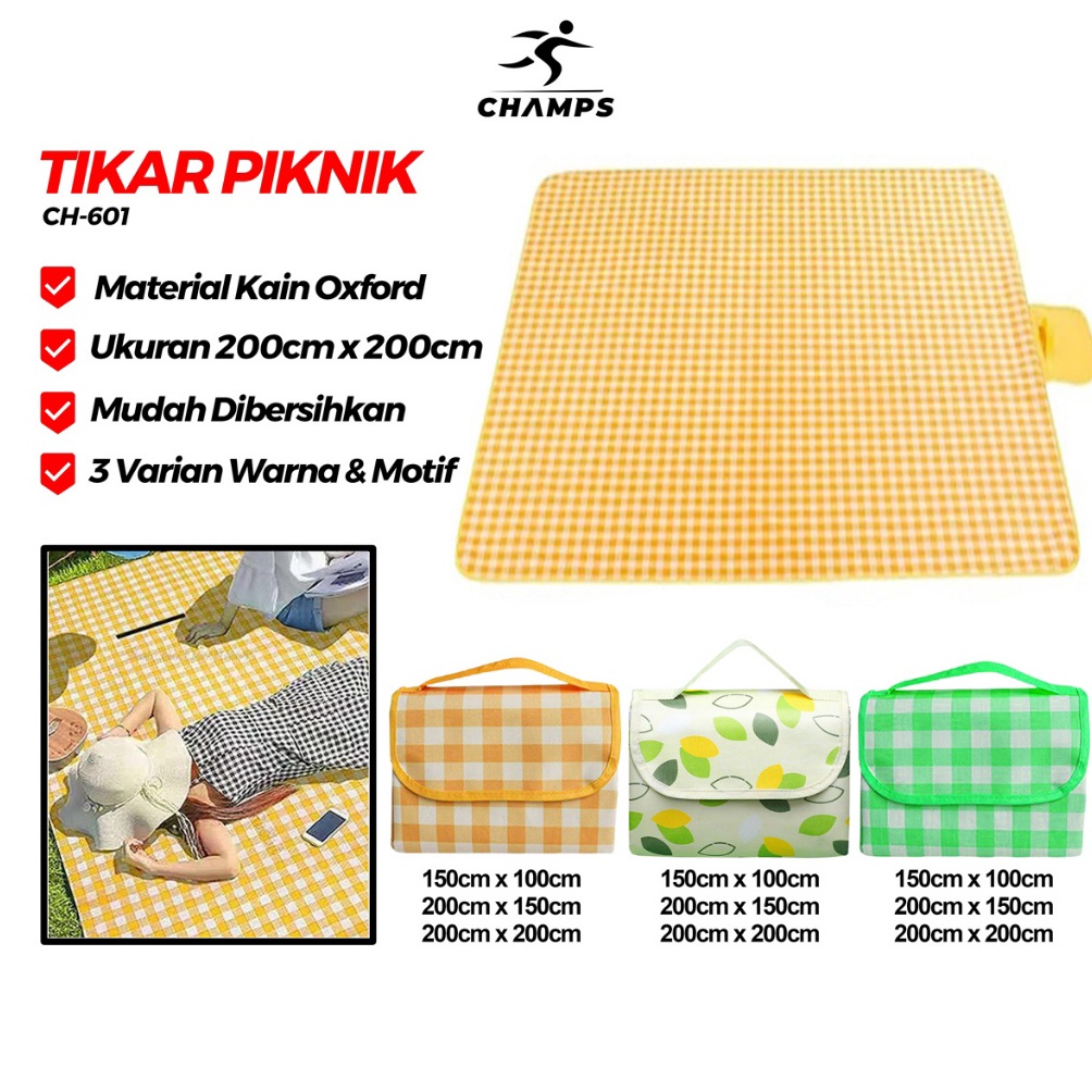 Jual KODE P2V Champs 2M2M Piknik Tikar Piknik Outdoor Tikar Piknik ...