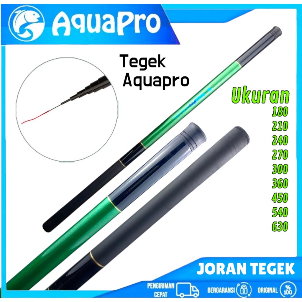 Jual Aquapro - Joran Tegek Action Lentur Ukuran Panjang 1.80M-6.30M Bahan Kualitas Tinggi Super ...