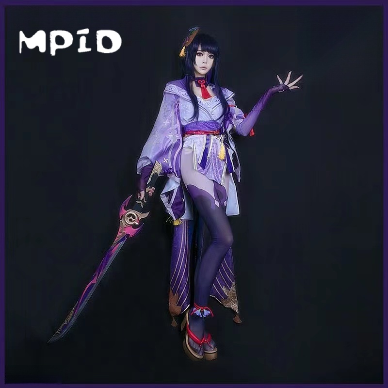 Jual 【MPID】 Genshin Impact Cosplay Raiden Shogun Costume Wanita Kostum ...