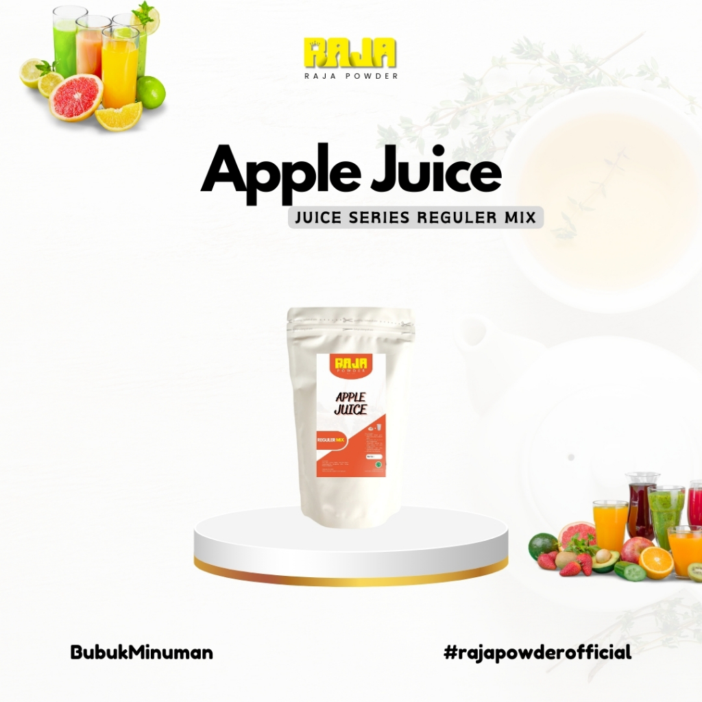 Jual Bubuk Jus Buah Apel Bubuk Minuman Apple Juice Powder 250 gram ...