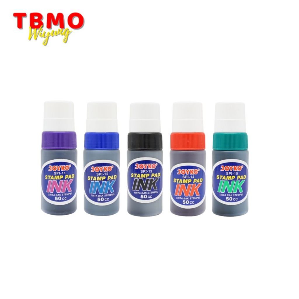 Jual Tbmo Tinta Stampad Ink Joyko Hitam Biru Merah Ungu Hijau | Shopee ...