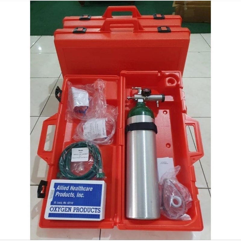Jual LSP PORTABLE OXYGEN RESUSCITATOR AVAMED / TABUNG OKSIGEN RESUSITASI USA Murah HARD CASE ...