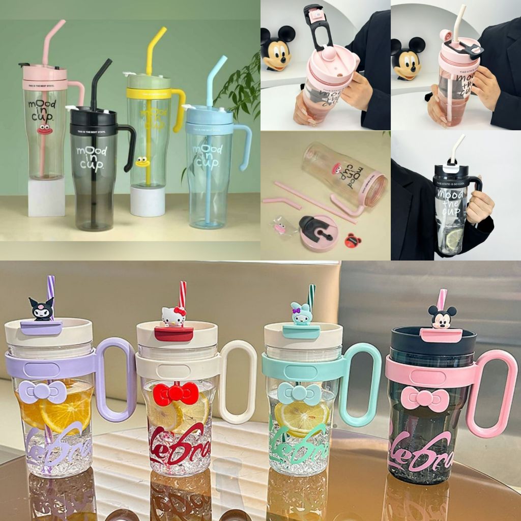 Jual SUNWAYSTORE - Botol Gelas Minum Mood In Cup 1400ml / Gelas Botol ...