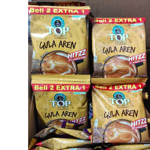 Jual TOP COFFEE GULA AREN 22gr ISI 15 Sachet | Shopee Indonesia