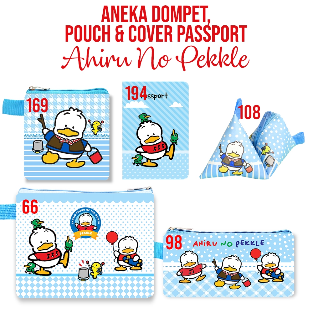 Jual Ahiru No Pekkle Dompet Sanrio Mini Wallet Panjang Case Pouch Sling ...