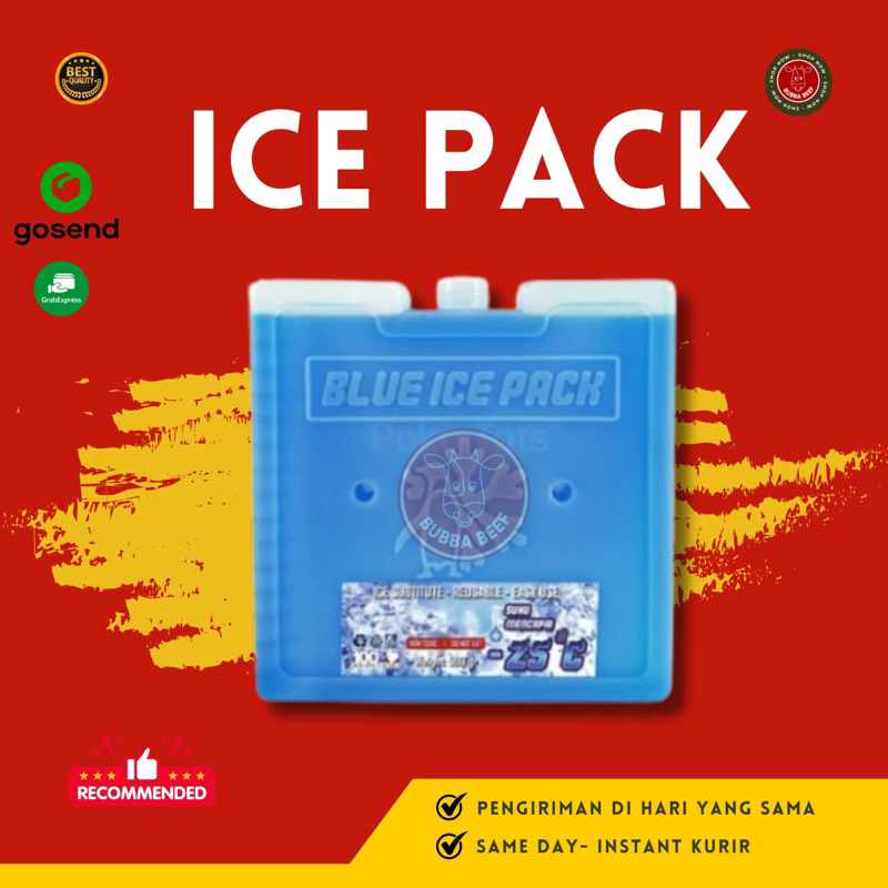 Jual Blue Ice Gel Pack Medium | Ice Pack Gel | Blue Ice Pack Super ...