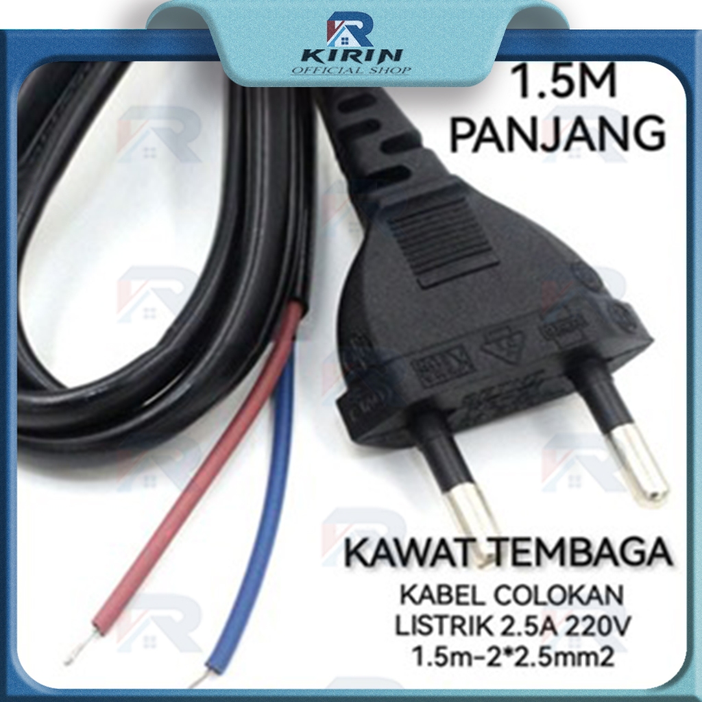 Jual B KABEL POWER / KABEL SNI AC 220V 1.5M/ KABEL BUNTUNG / KABEL ...