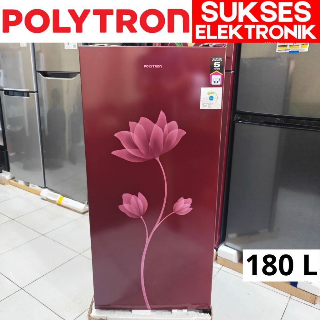 Jual KULKAS 1 PINTU POLYTRON PRB-189 180L / LEMARI ES 180 LITER L ...