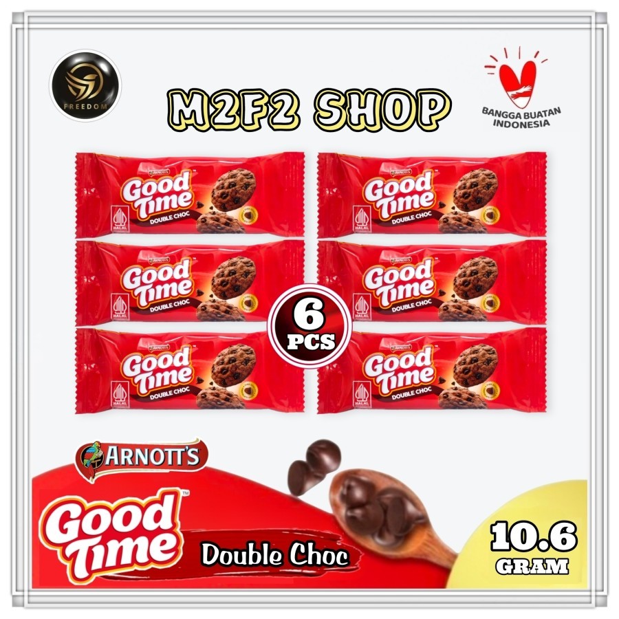Jual Good Time Double Choco Chips Cookies | Kukis Cokelat - 10,6 gr ...