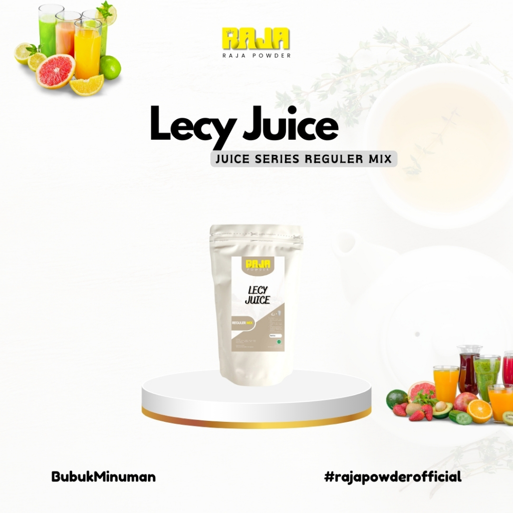 Jual Bubuk Jus Buah Leci Bubuk Minuman Lecy Juice Powder 500 gram ...