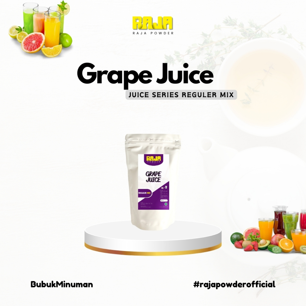 Jual Bubuk Jus Buah Anggur Bubuk Minuman Grape Juice Powder 500 gram ...