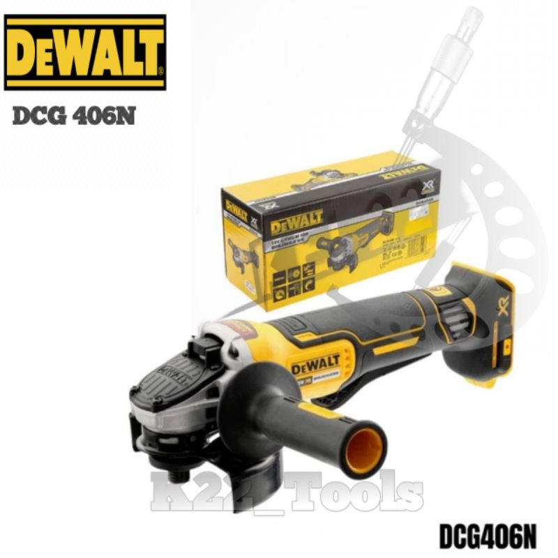 Jual MESIN GERINDA BATERAI DEWALT DCG406N / DEWALT DCG406 N CORDLESS ...