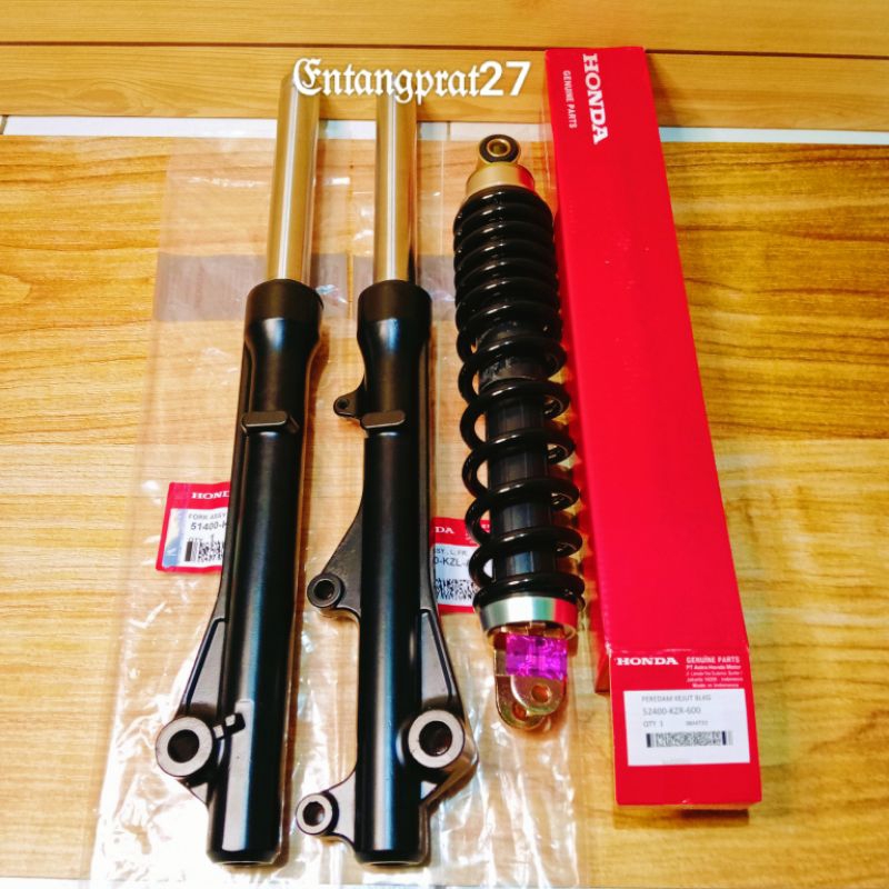 Jual Paket As Shock Depan Plus Tabung KZL/KWN + Shockbereker Shock Belakang (KZR) Honda Vario ...