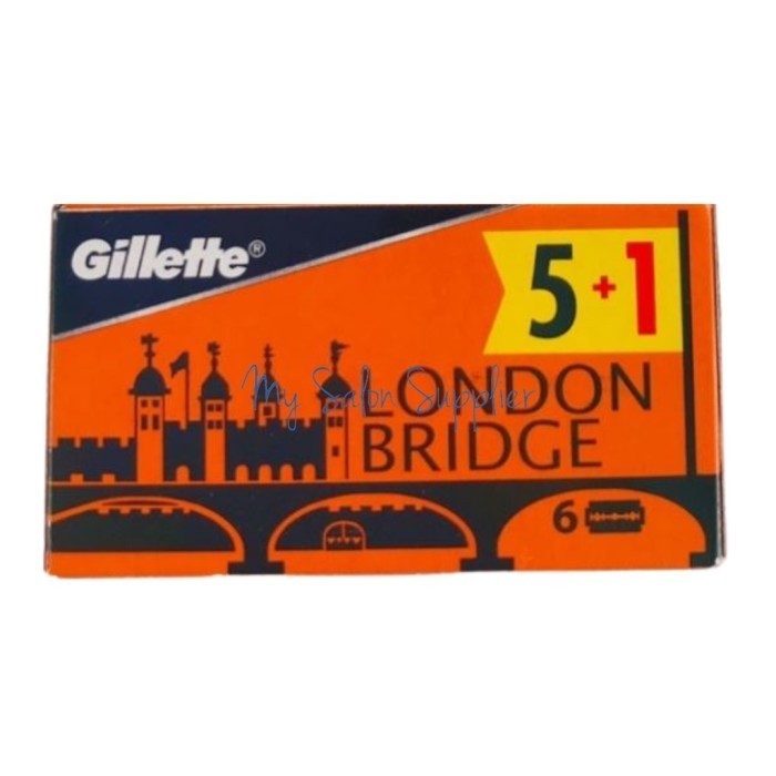 Jual GILLETTE LONDON BRIDGE ORIGINAL ISI 5 GRATIS 1 | Shopee Indonesia