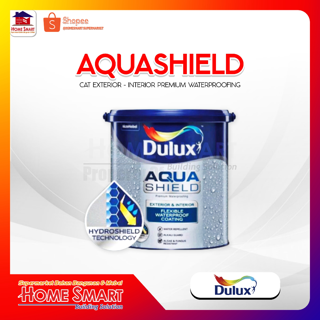 Jual Cat Tembok Luar Dulux Aquashield Ready MIX - 4Kg dan 20 KG | Shopee Indonesia