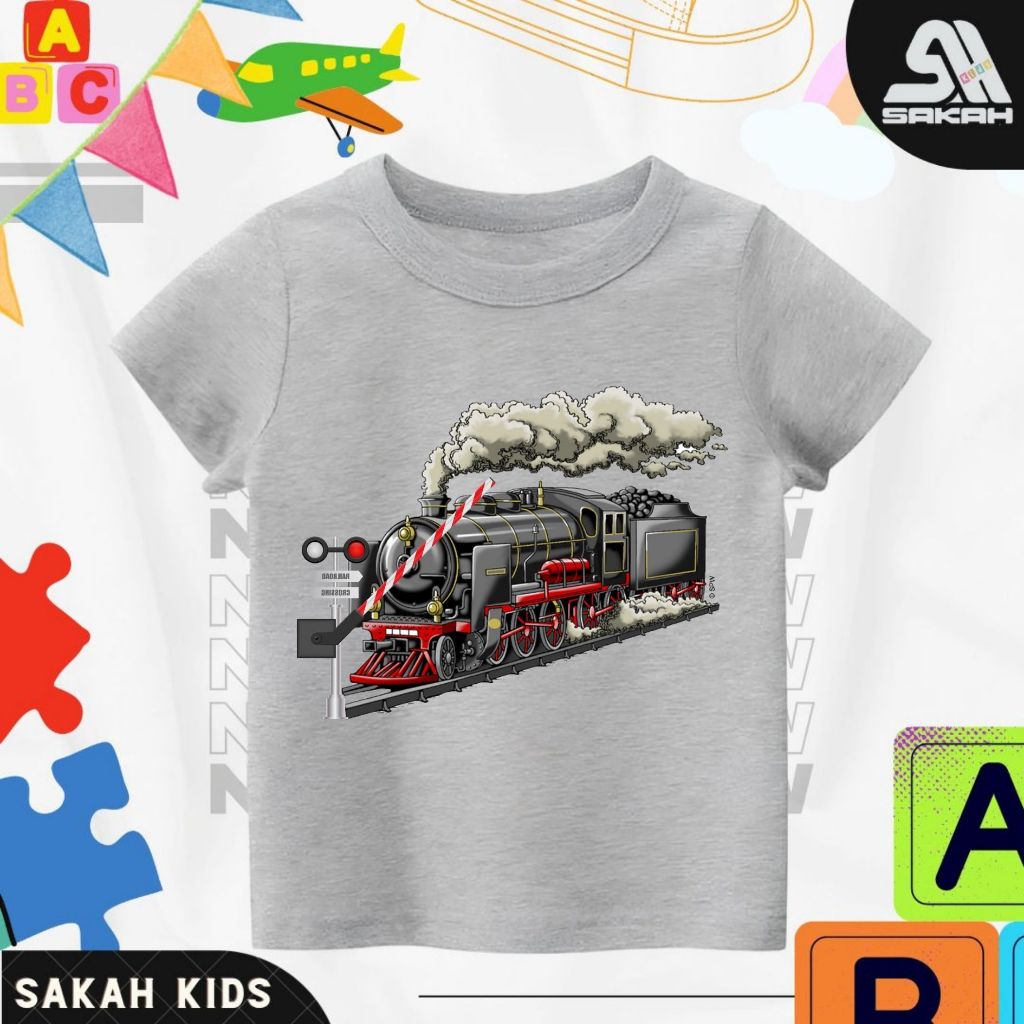 Jual Kaos Anak Custom Nama Combed 30s KAI KERETA API 10 Untuk Anak dan Hadiah Anak Laki-Laki dan ...