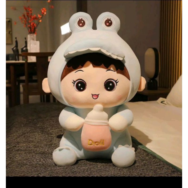 Jual Boneka candy doll custom buaya pegang dot lucu 35cm berlabel SNI ...