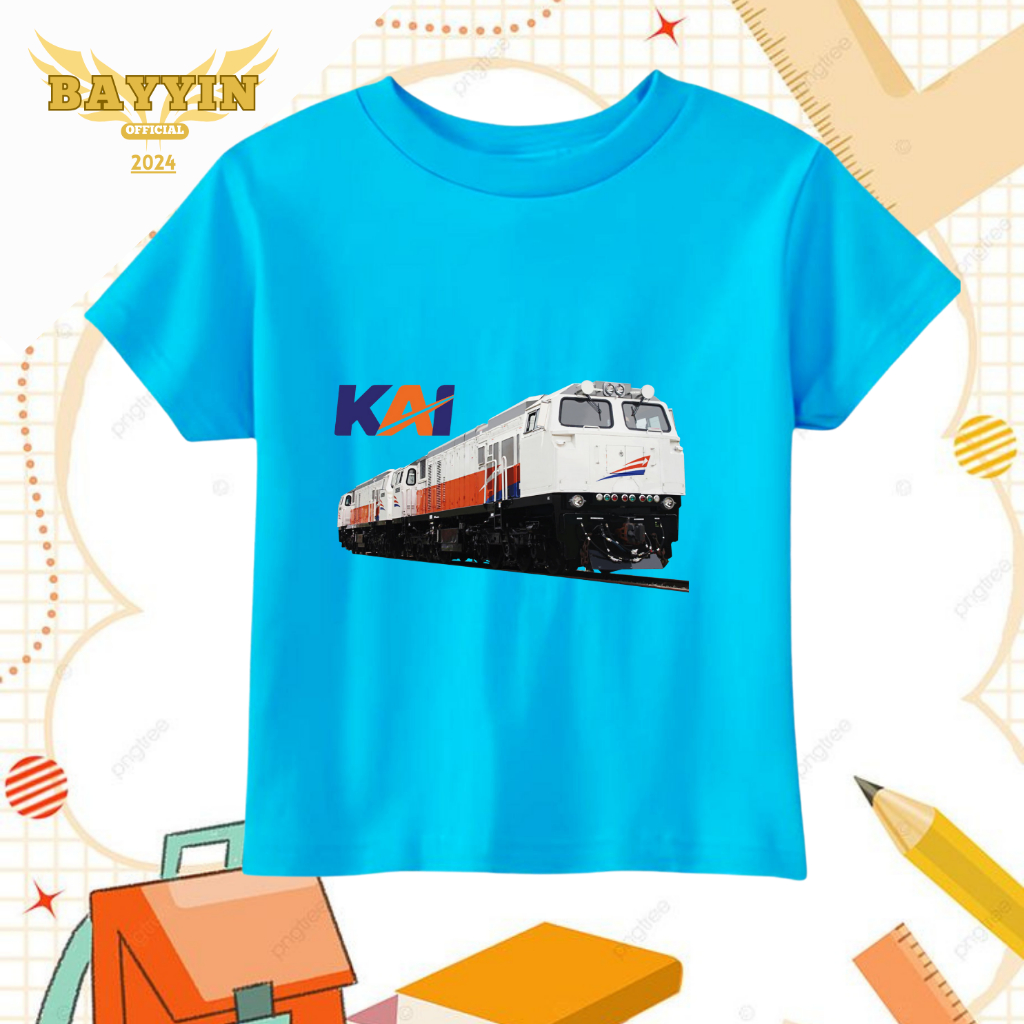 Jual Kaos Anak Custom Nama Combed 30s Gambar kereta api C Untuk Anak dan Hadiah Anak Laki-Laki ...