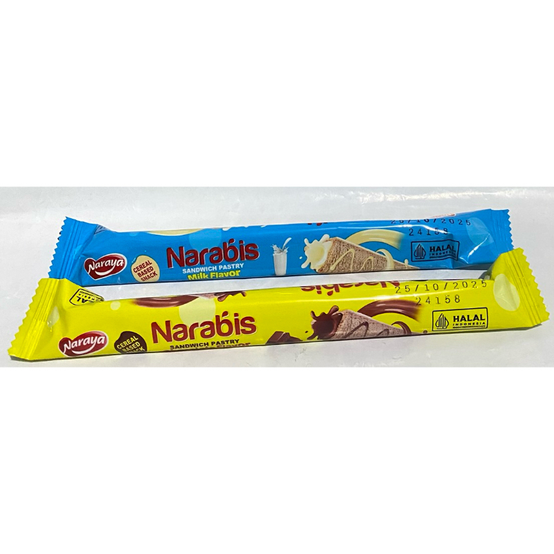 Jual [Eceran] Narabis Naraya Sandwich Pastry Milk and Chocolate Flavour ...