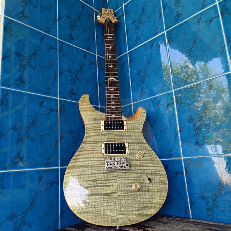 Jual PRS SE Custom 24 Trampas Green Korea Desmond Mod | Shopee Indonesia