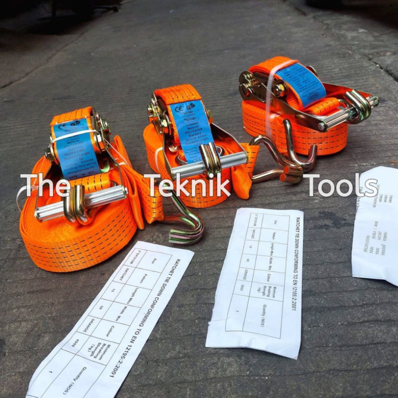 Jual Ratchet Tie Down 10 Ton x 15 Meter Track Belt Lashing Alat ...