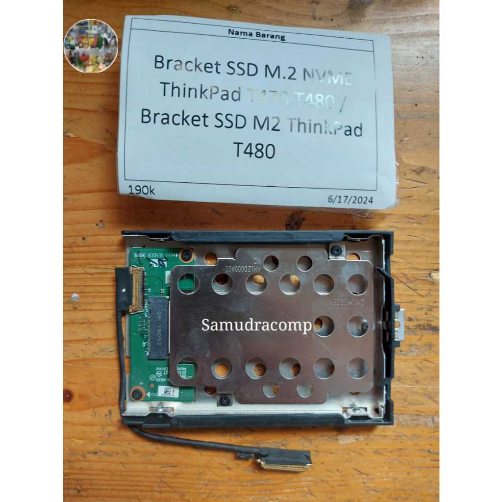 Jual Braket SSD M.2 NVME Thinkpad T470 T480 /Bracket SSD M2 Thinkpad ...