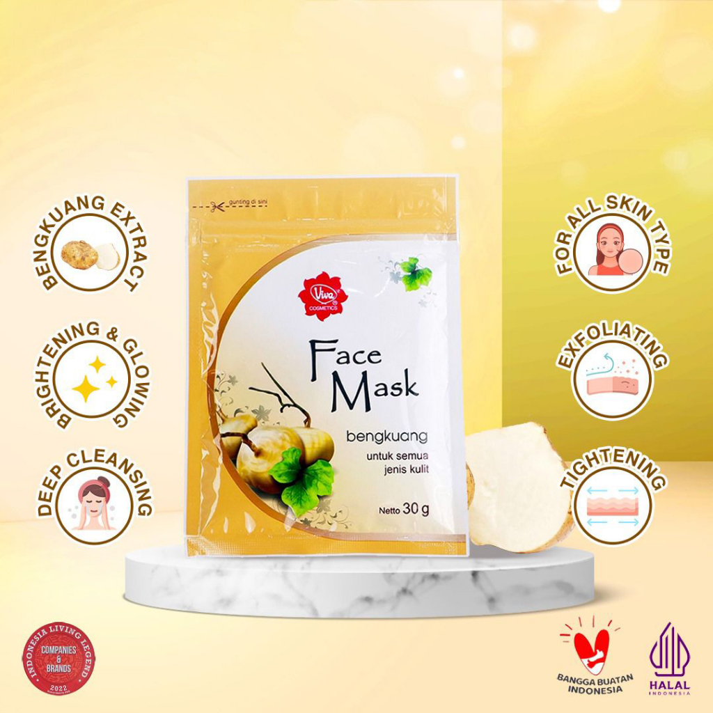 Jual Viva Face Mask Bengkuang / Masker Bengkuang Viva (30g) | Shopee ...