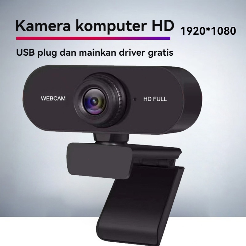 Jual Webcam Laptop USB Camera PC Full HD 1080P with 360 Degree Rotation ...