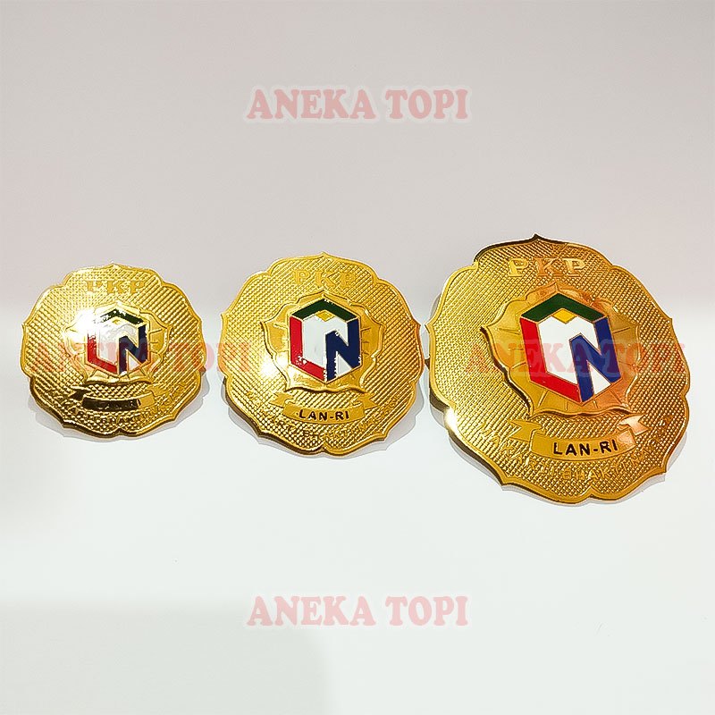 Jual Pin Bross LAN RI PKP Lencana Lembaga Administrasi Negara - Aneka ...